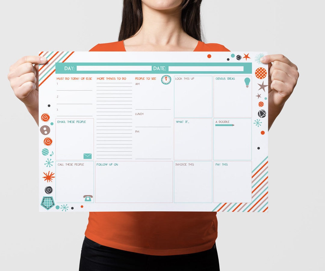 Business Planner, Work Day Planner, Business Organiser, Daily Planner ...