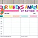 Printable Family Planner DIY Organiser Rainbow Nature Illustrations - Etsy