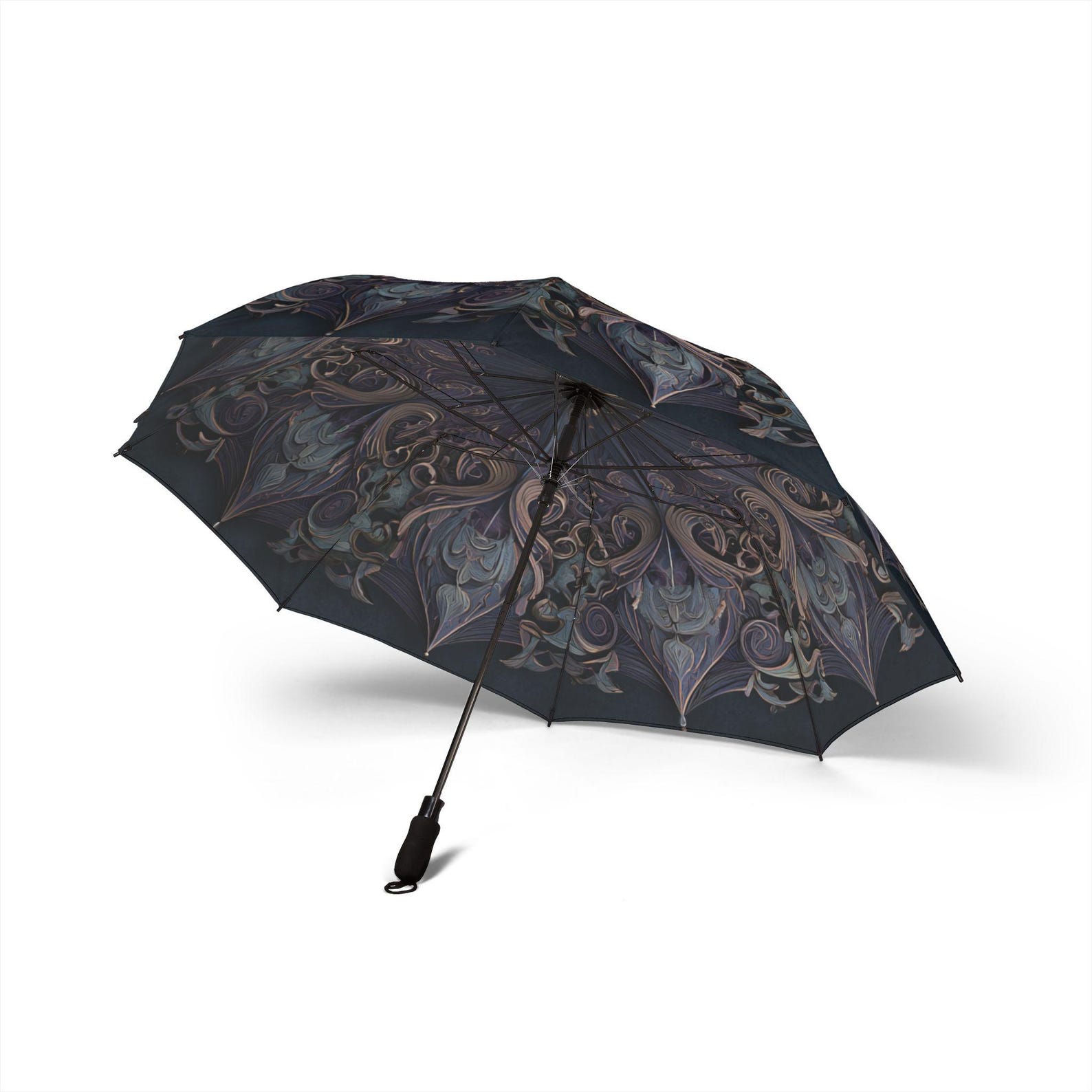 Art Nouveau Umbrella – Elegant Gothic Rain Parasol 48" - Etsy