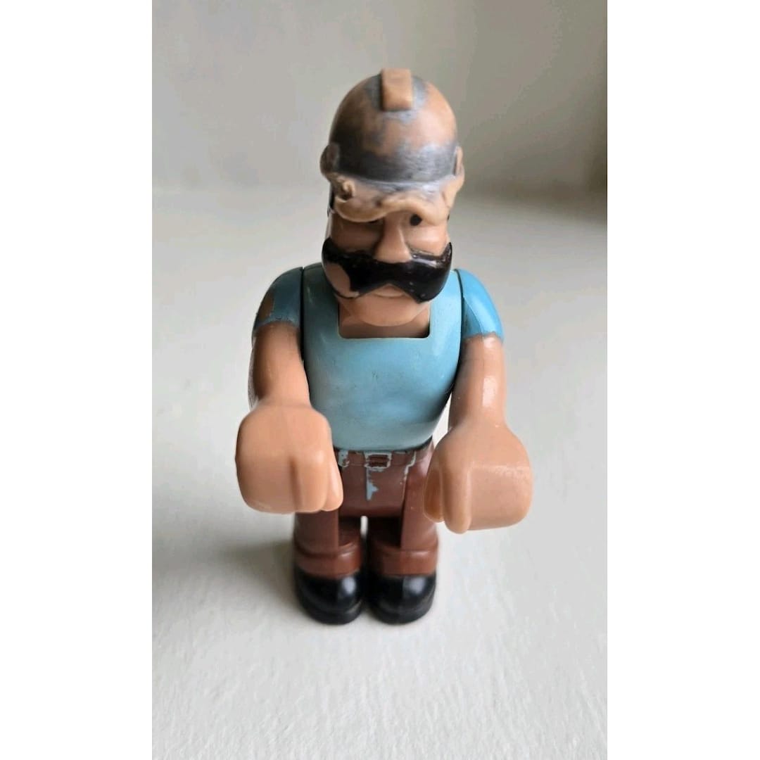 Vintage 1977 Fisher Price Construction Worker - Husky Helper 3.75 ...