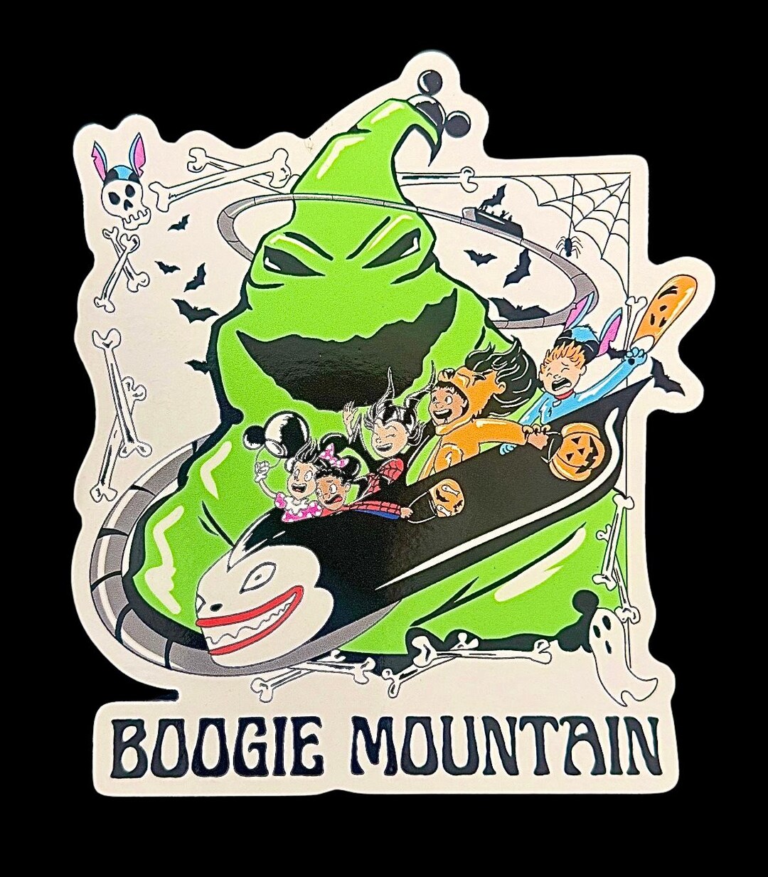 Oogie Boogie Mountain Sticker/decal - Etsy