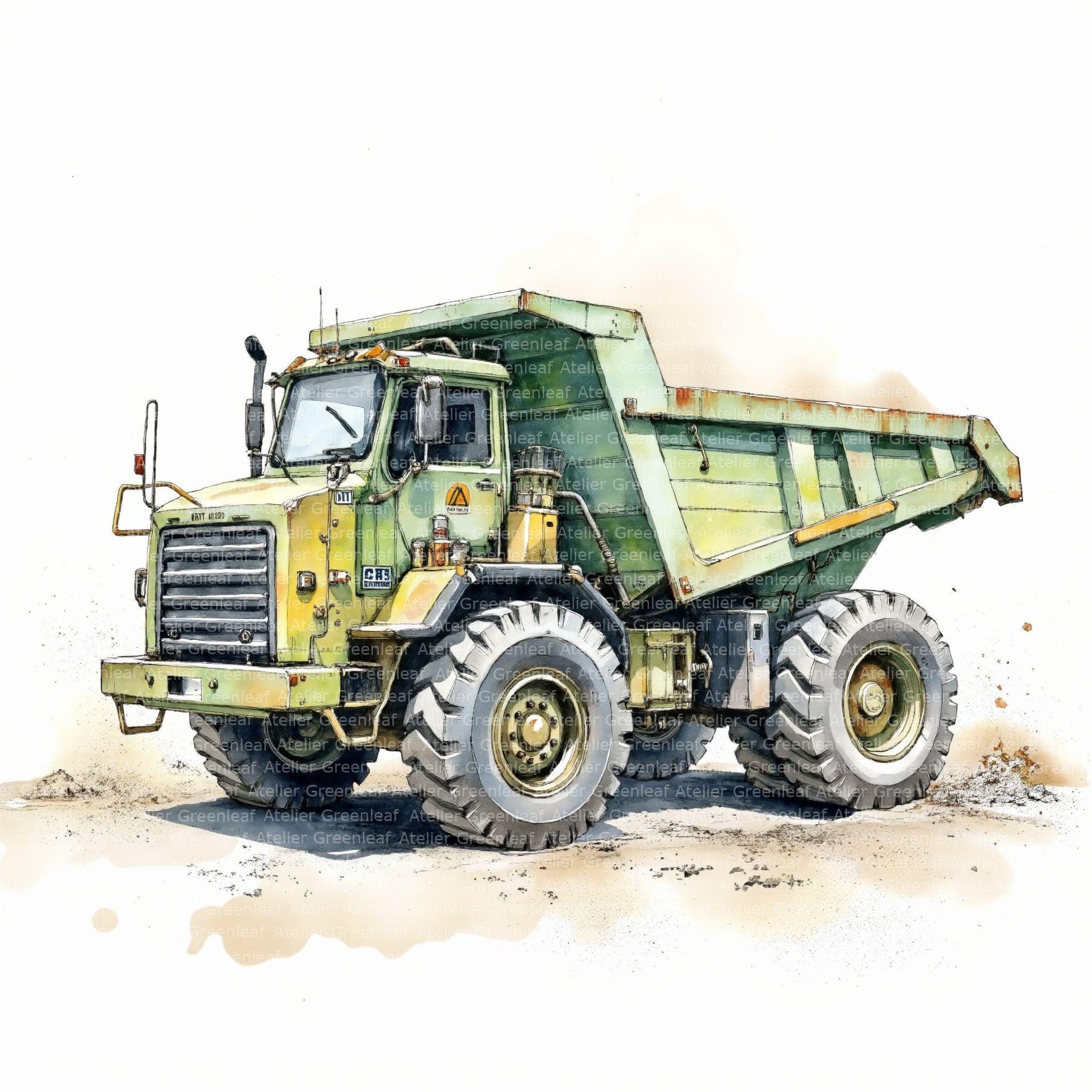 10 Dump Truck Clipart | Construction Vehicle Art | Industrial Truck ...