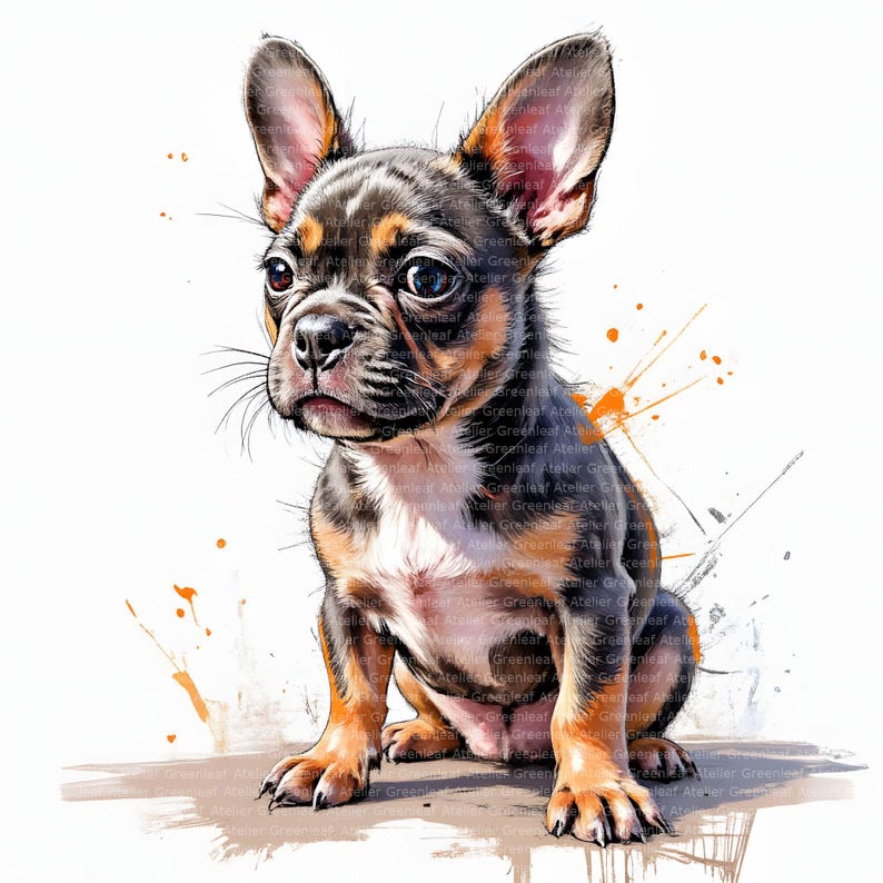 Dog Clipart | Cinematic Watercolor Illustration Popular Breeds ...