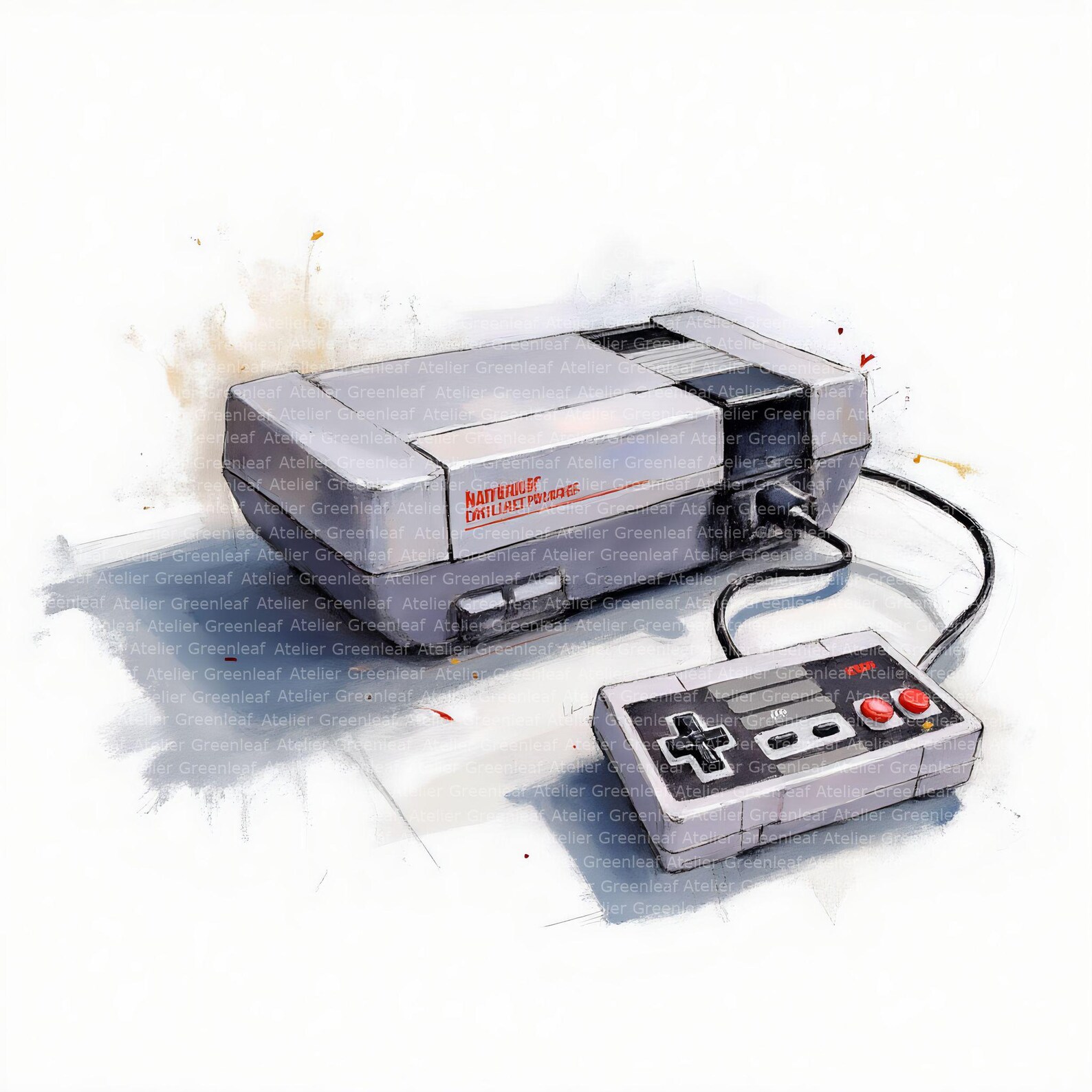 11 Retro Gaming Console Clipart | Vintage Video Game | Digital Download ...