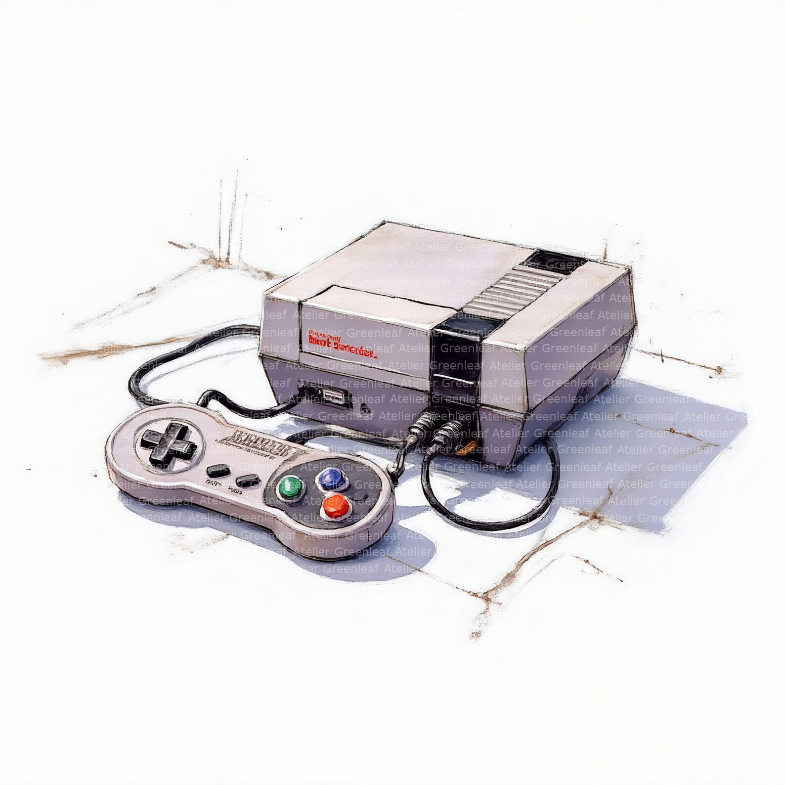 11 Retro Gaming Console Clipart | Vintage Video Game | Digital Download ...