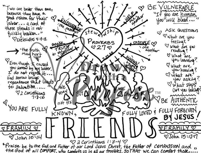 Proverbs 27 | Printable Bundle | Color + Coloring Page | Bible Sermon ...