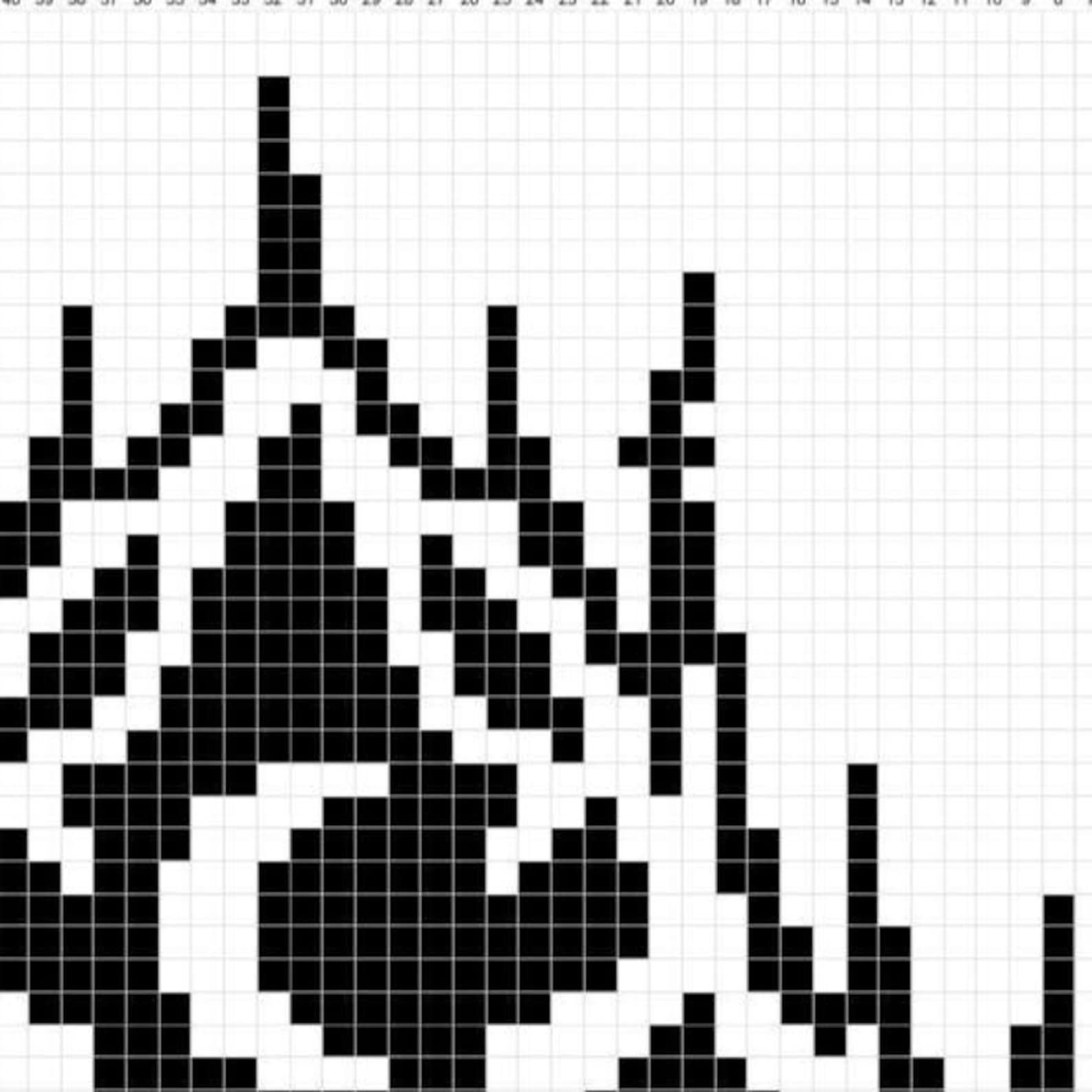 Tapestry Crochet Pattern With Celestial Gothic Windows | Fantasy Wall ...