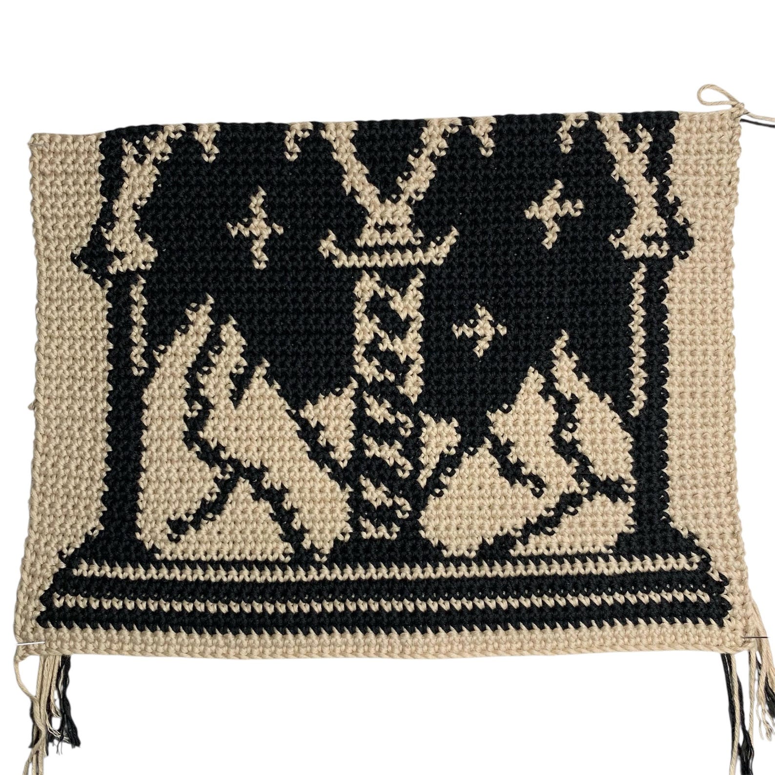 Tapestry Crochet Pattern With Celestial Gothic Windows | Fantasy Wall ...