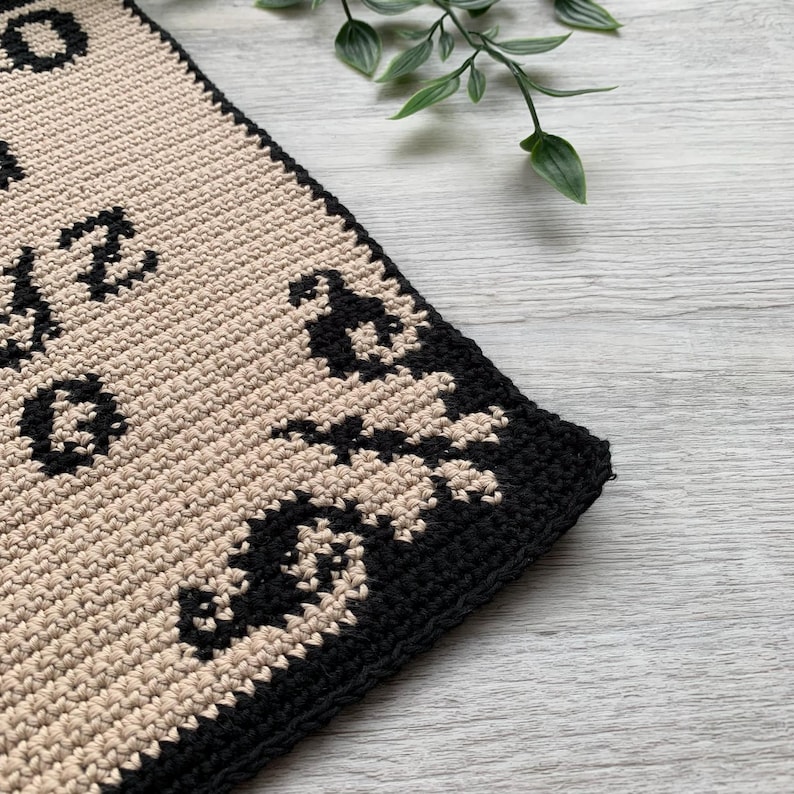 Ouija-inspired Tapestry Crochet Pattern | Spirit Board Wall Hanging ...