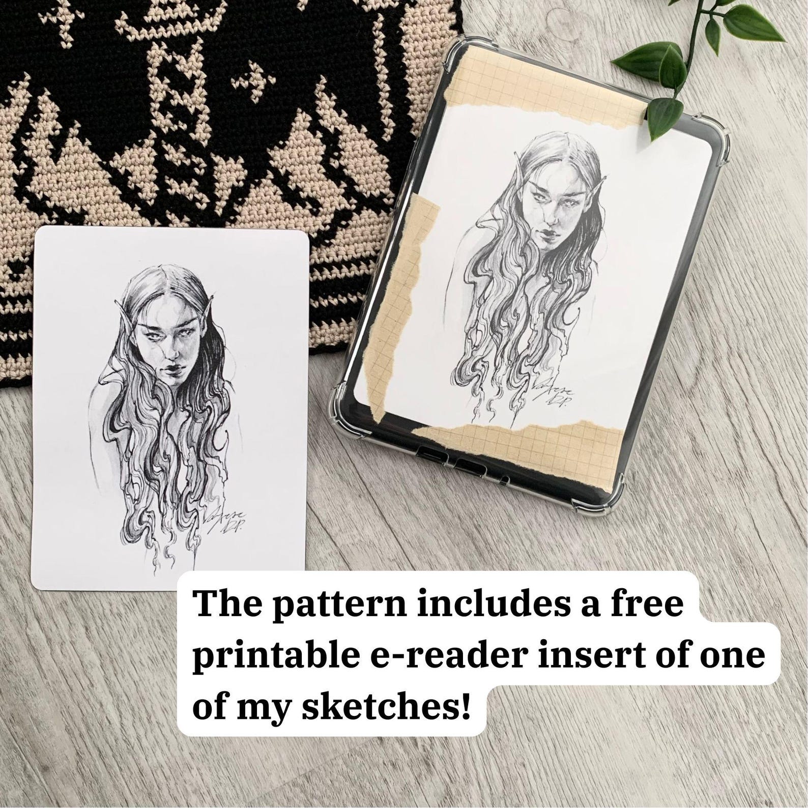 Tapestry Crochet Pattern With Celestial Gothic Windows | Fantasy Wall ...