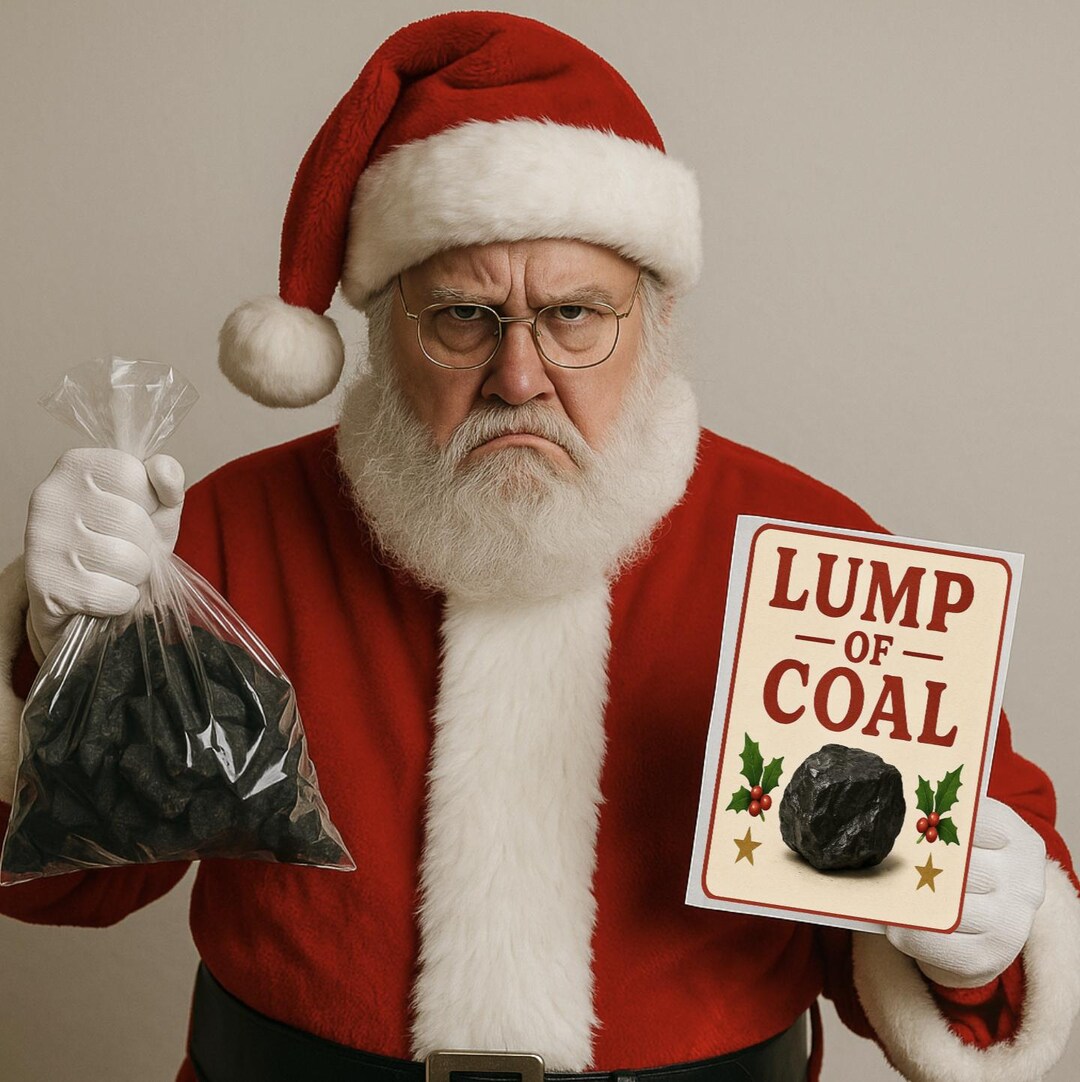 Funny Lump of Coal Gag Gift | Hilarious Christmas Prank Mail | Naughty ...
