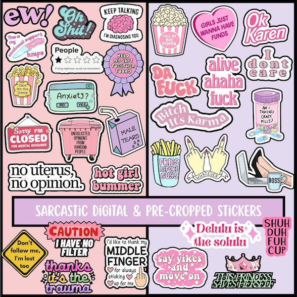 Cute Gen Z Stickers - Etsy