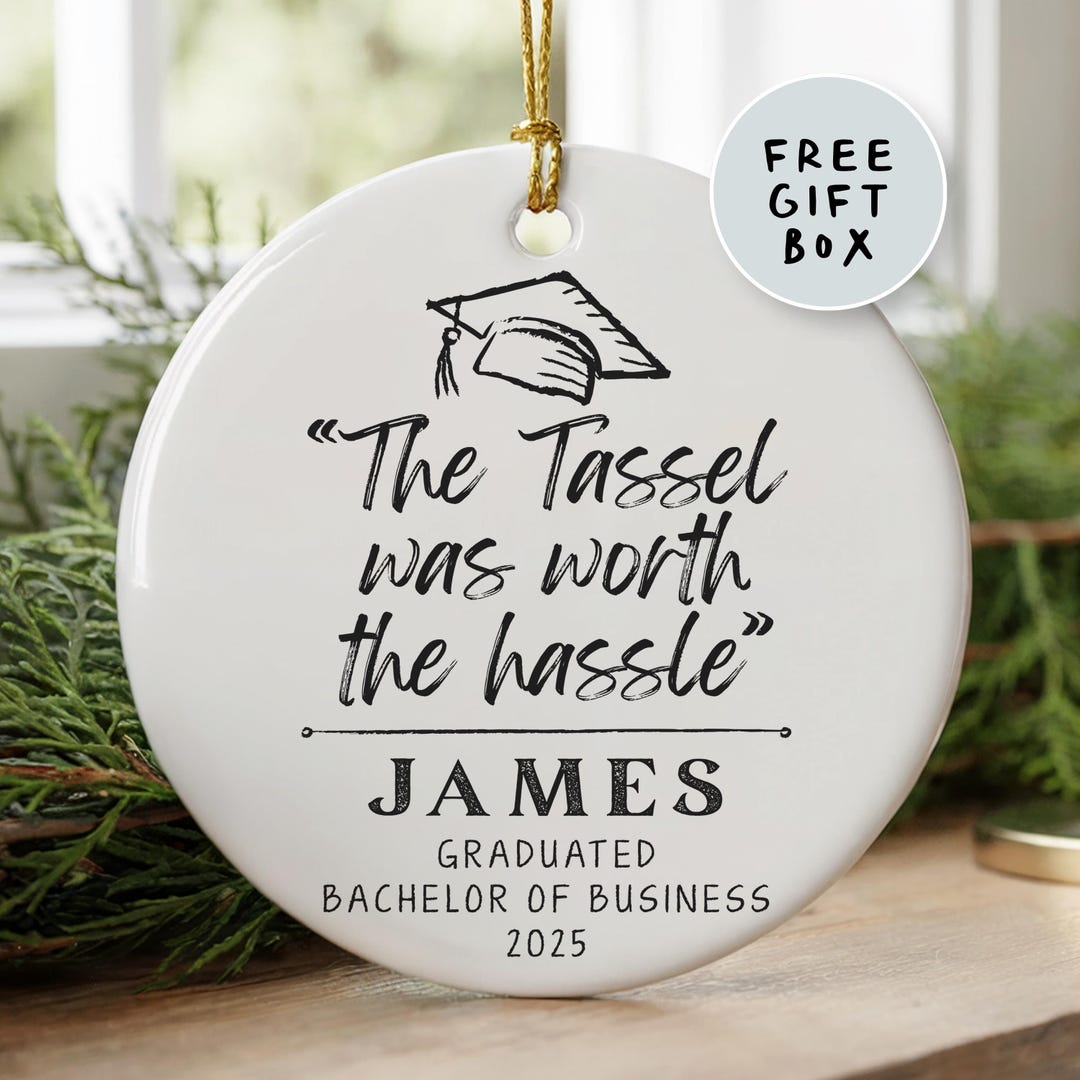 Christmas Graduation Ornaments 2025: Personalized College High School ...