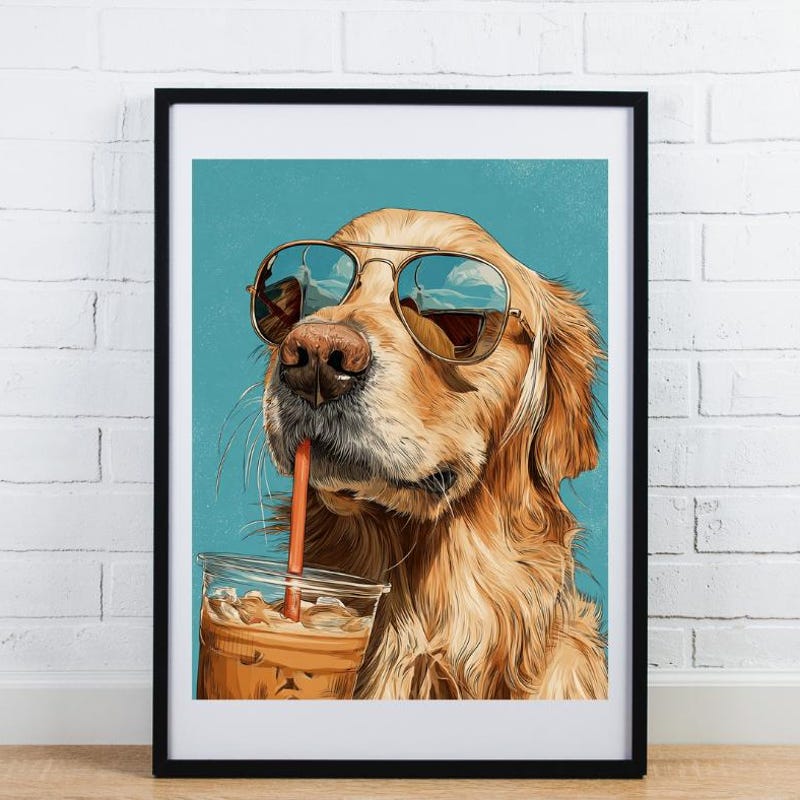 Coffee Bar Portrait - Etsy UK