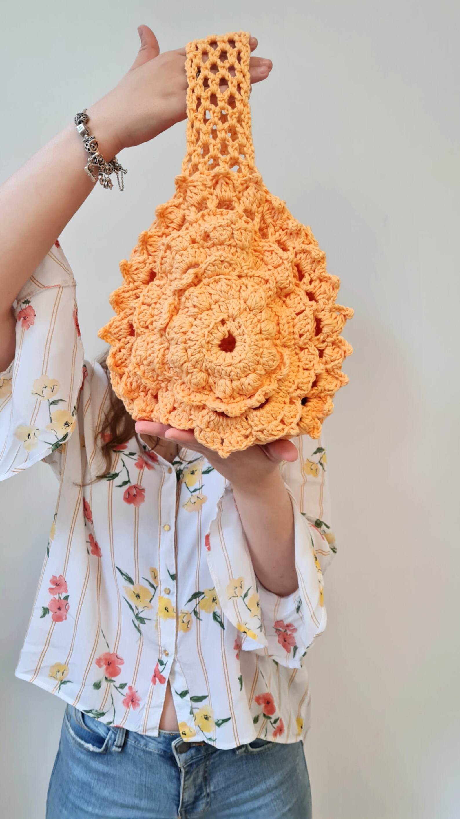 Crochet Yarn Bag Pattern Sunshine Bag Yarn Holding Bag - Etsy