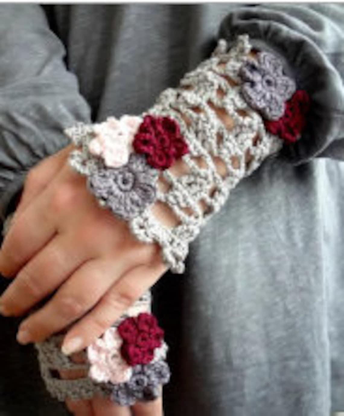 Crochet Pattern Wrist Warmers Crocheted Wrist Warmers - Etsy