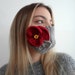 Bohemian Face Mask Crochet Pattern. Crochet Flower Mask, Crochet Mask ...