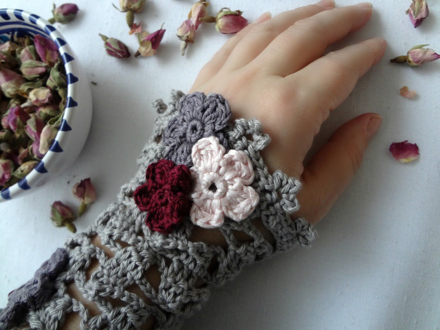 Crochet Pattern Wrist Warmers Crocheted Wrist Warmers - Etsy