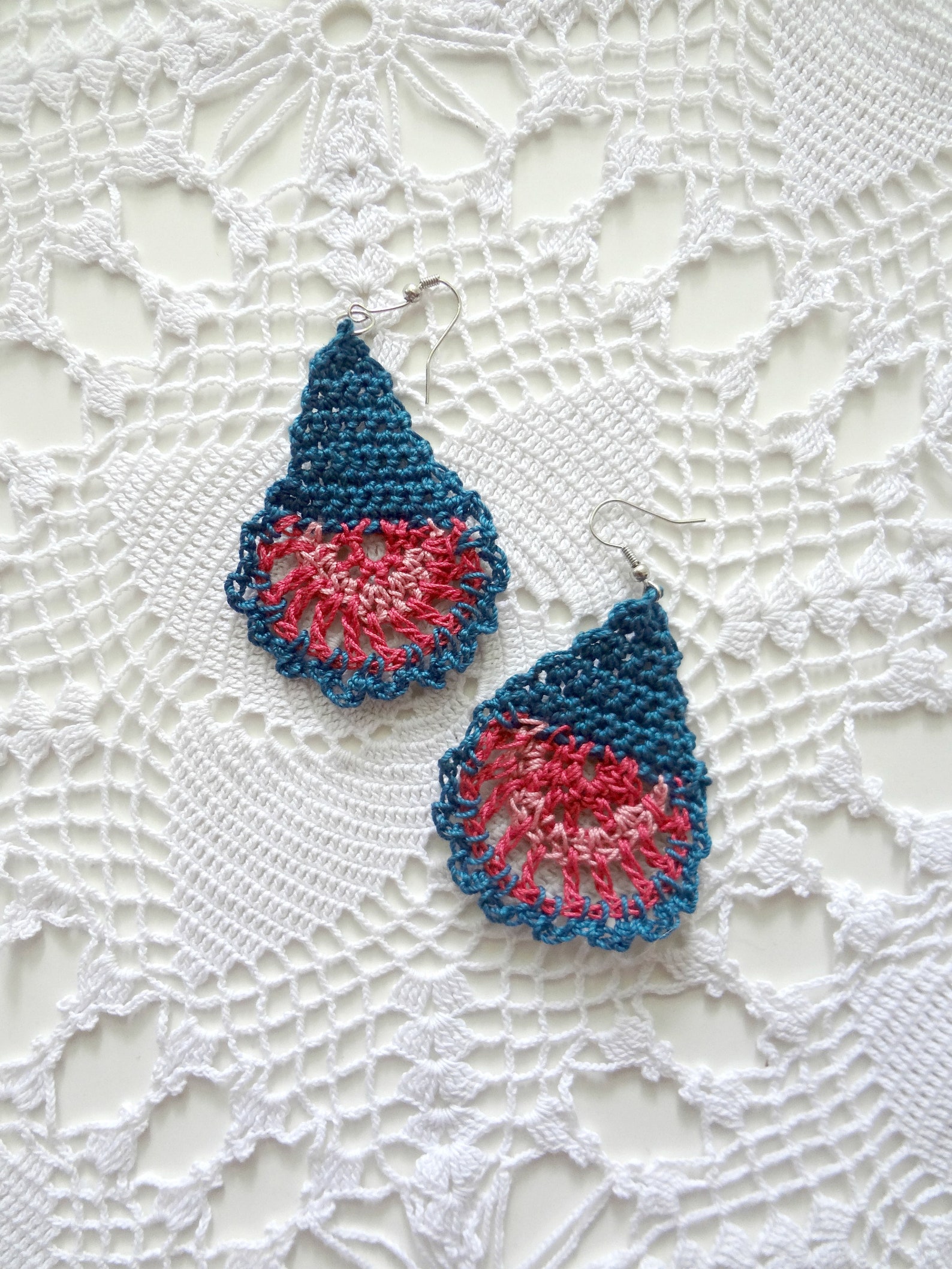 CROCHET Peacock Feahters Oya Patternoya Crochetoyacrocheted - Etsy