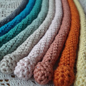 CROCHET PATTERN Crocheted Tube Necklaces crocheted | Etsy