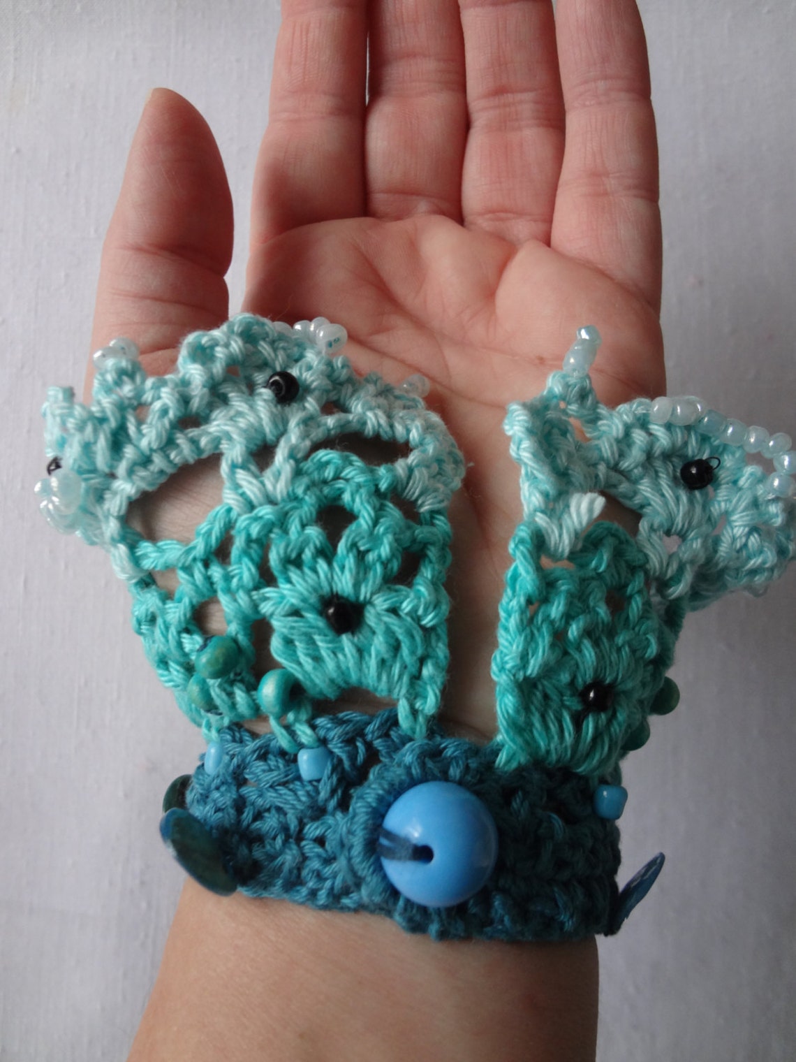 CROCHET PATTERN Bohemian Cuff Crochet Cuff Crochet | Etsy