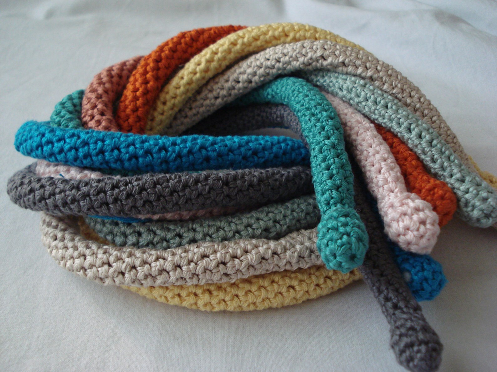 PDF Crochet Pattern Crochet Tube Necklaces Photo Tutorial - Etsy