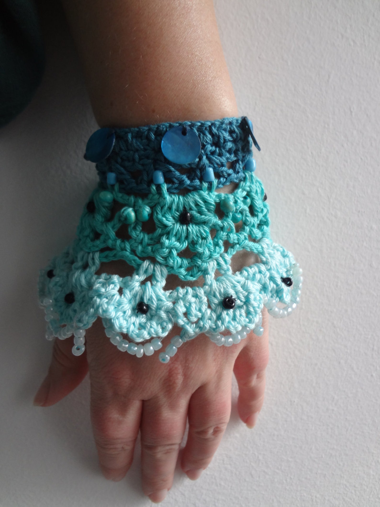 CROCHET PATTERN Bohemian Cuff Crochet Cuff Crochet - Etsy