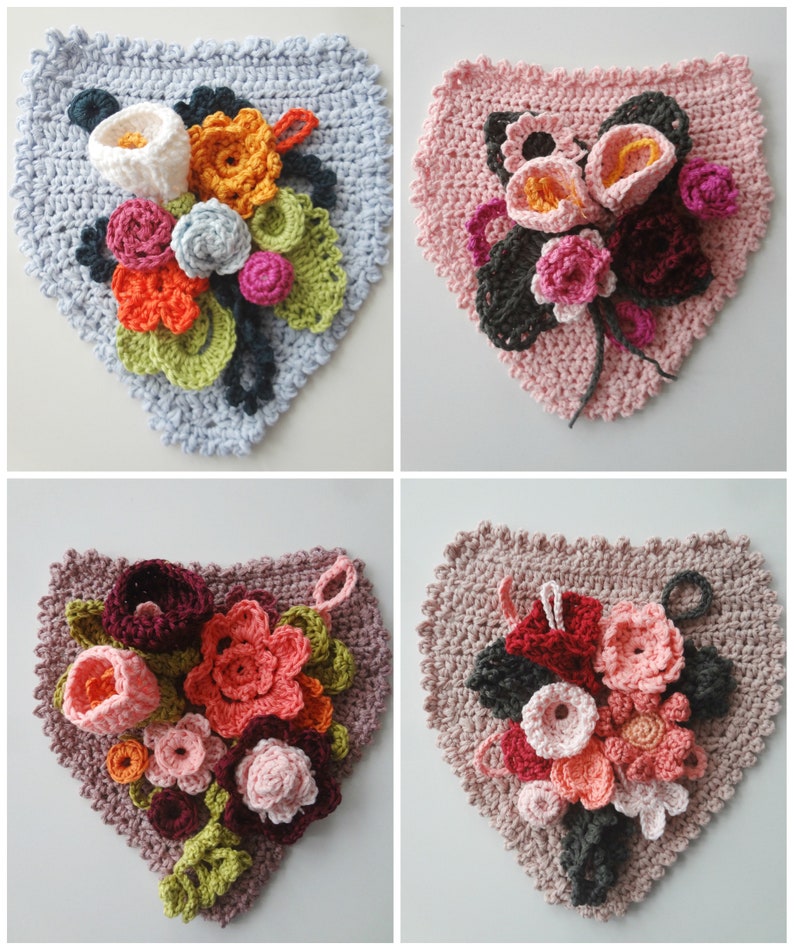 Floral Banner CROCHET Pattern Flower Banner Crochet Banner - Etsy
