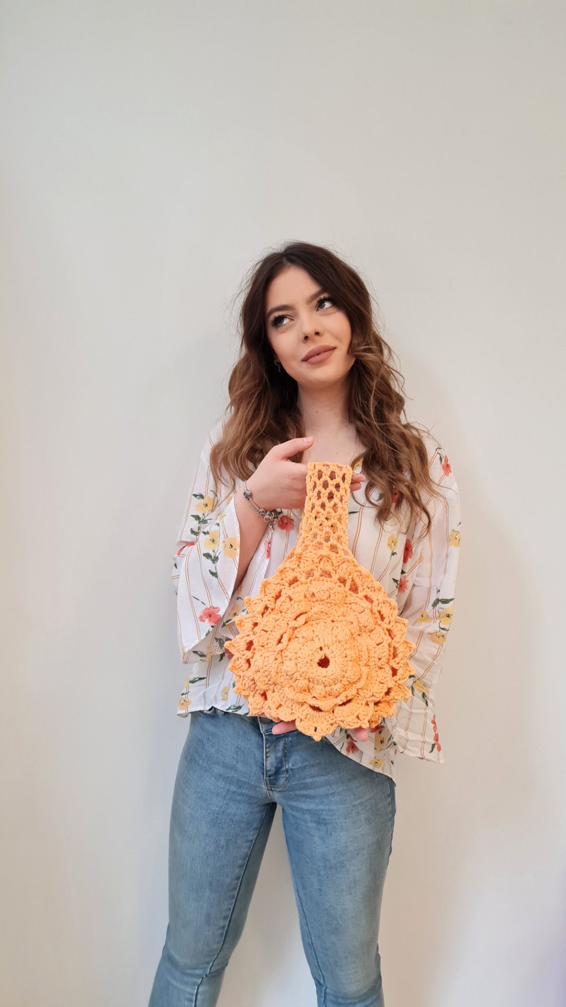 Crochet Yarn Bag Pattern Sunshine Bag Yarn Holding Bag - Etsy