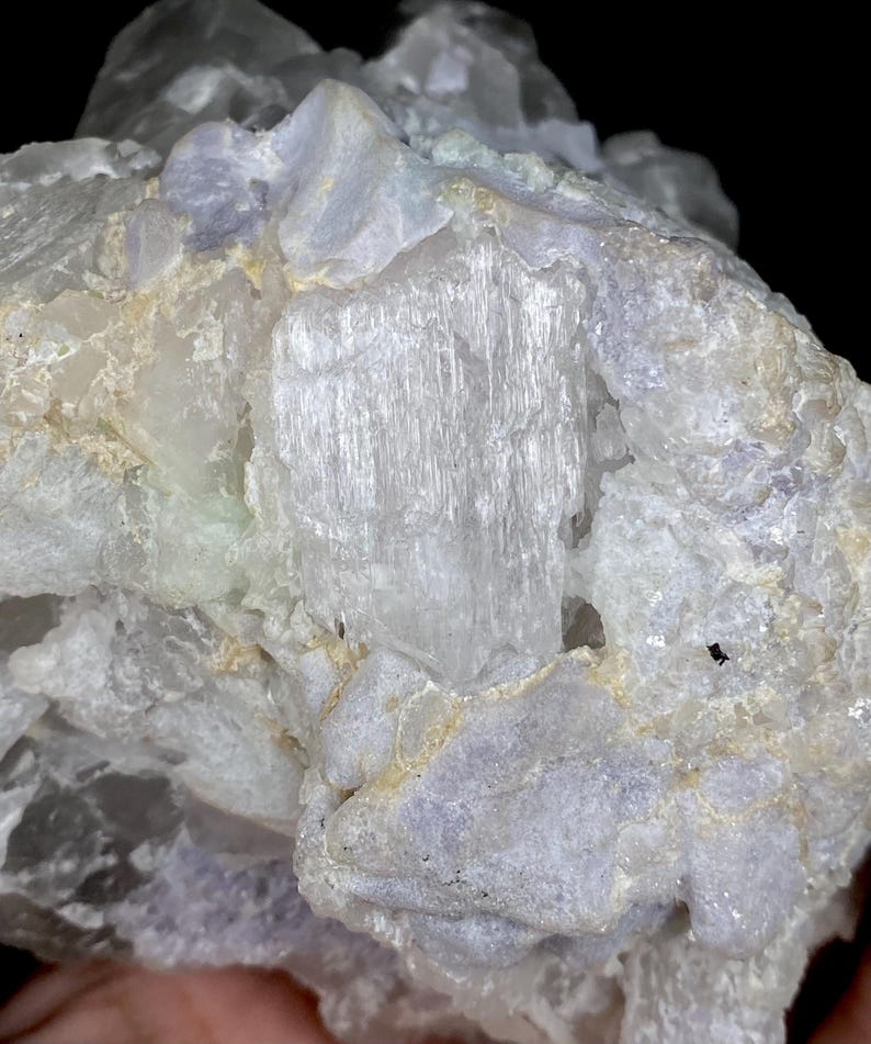 Kunzite Specimen Combine With Quartz , Tourmaline and Lepidolite ...
