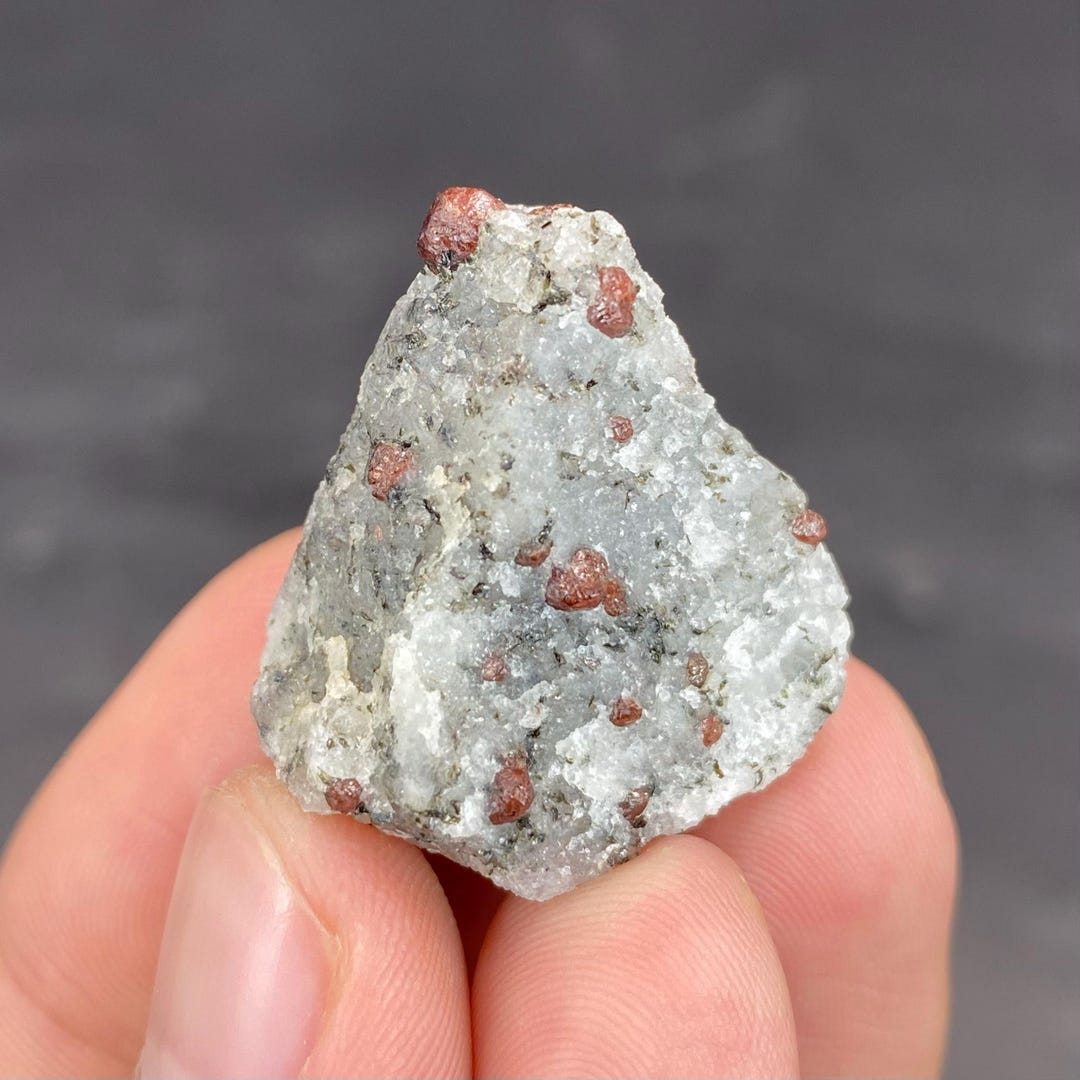 Garnet Cluster on Matrix , Pakistan Mineral Specimen , ( 52 Carats , 24 ...