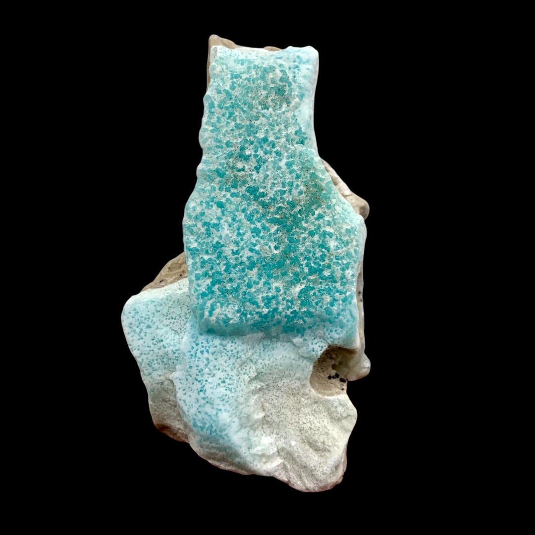 Blue Aragonite Specimen on Matrix , Afghanistan Mineral Specimen , ( 49 ...