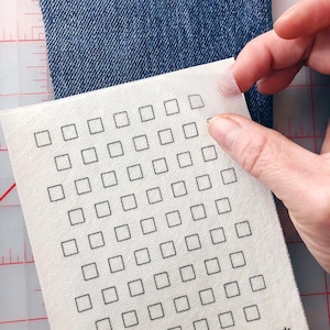 Visible Mending Templates Series 3 Yellow Set Washable Mending Transfer ...