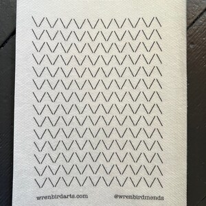 Visible Mending Pattern #10 Cream Fiber Arts Embroidery Transfer - Etsy