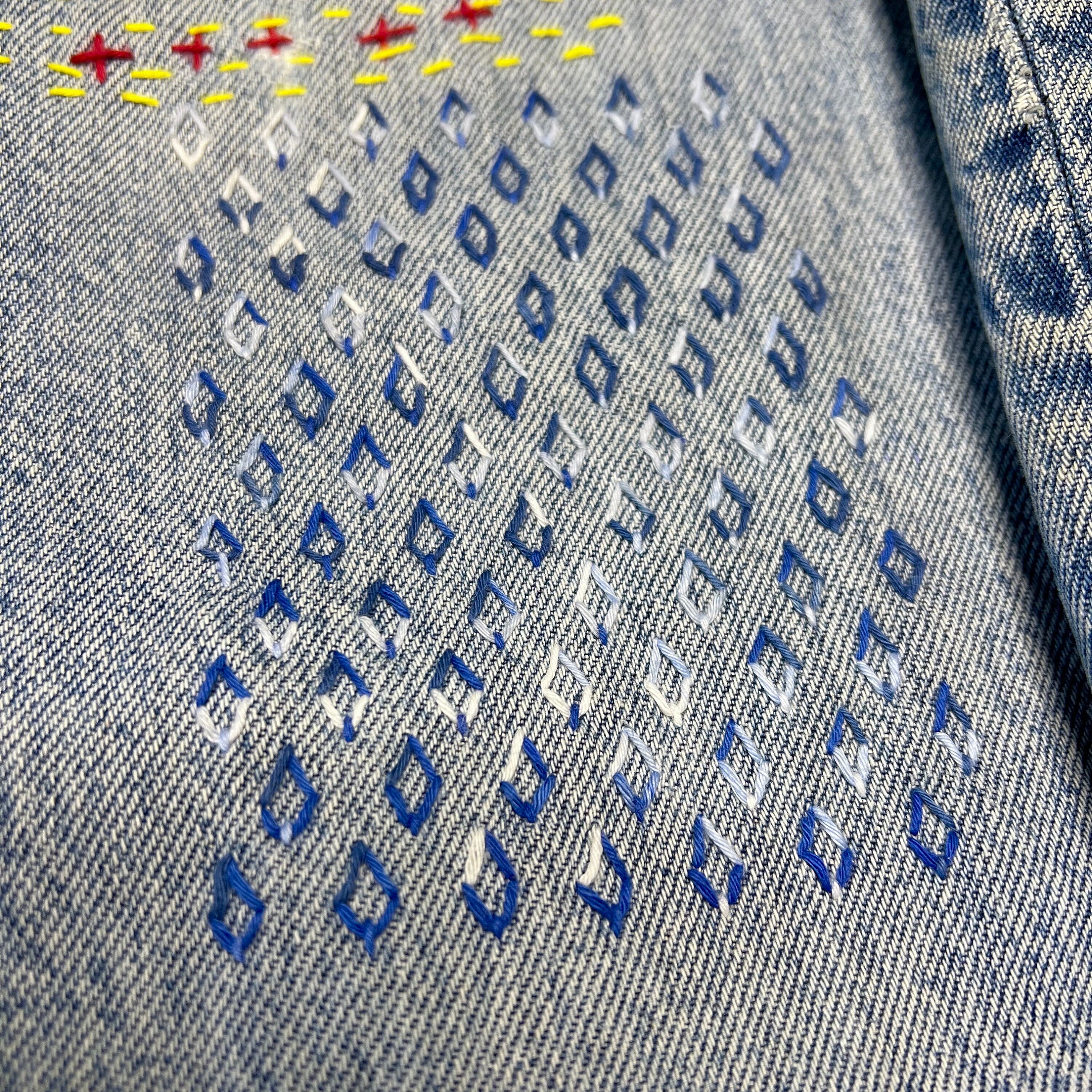 Washable Visible Mending Patterns Set 8 Brown Craft April Showers May ...