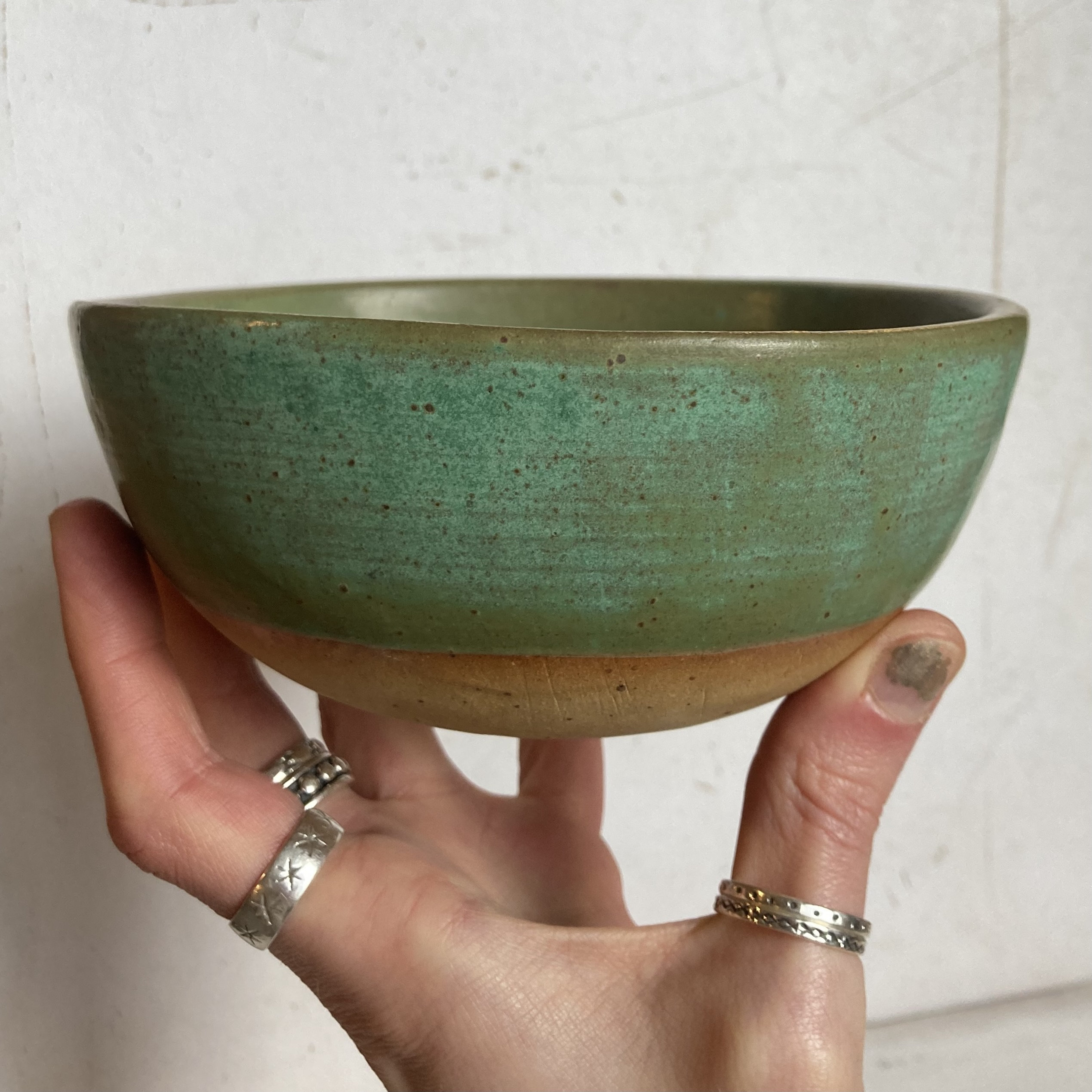Sharing Bowl | Textured Satin Turquoise - Etsy