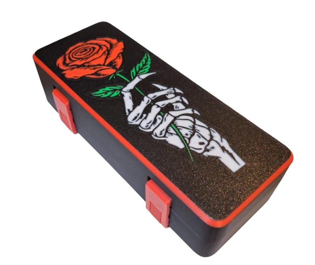 Special Edition Wegovy Pen Case|rose and Skull|wegovy Travel Case|red ...