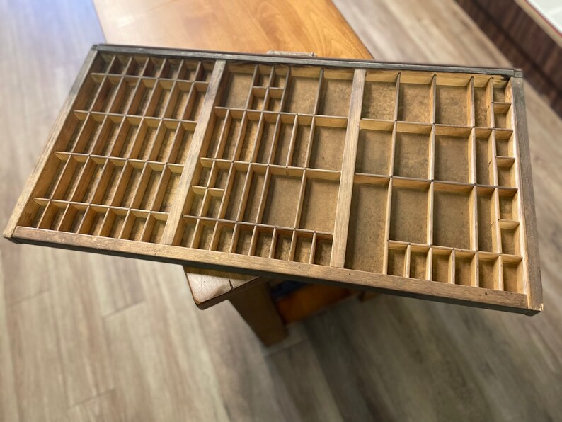 Vintage Letterpress Type Case - Etsy