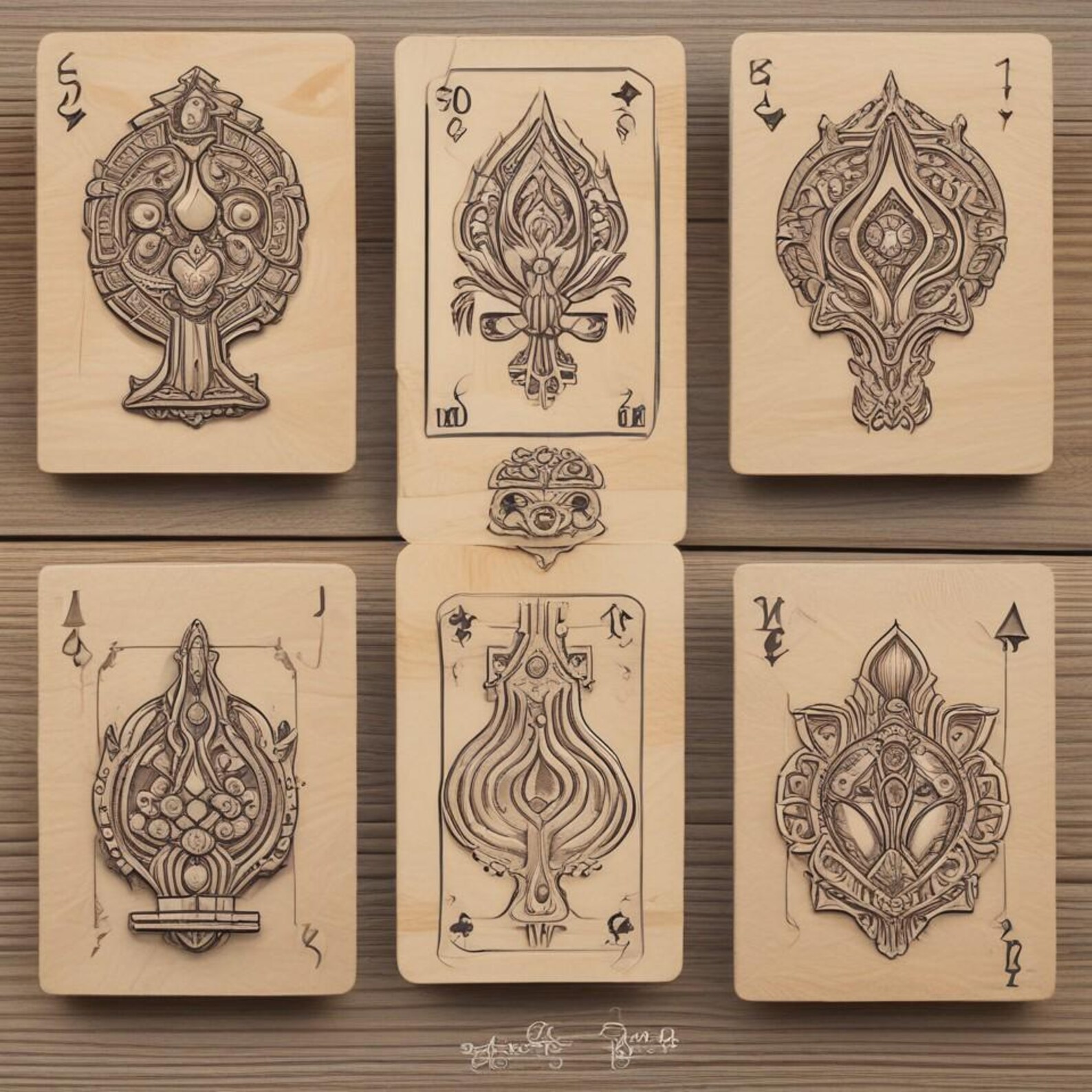 Printable 3D Digital Card Set | Instant Download | Unique Game & Art ...