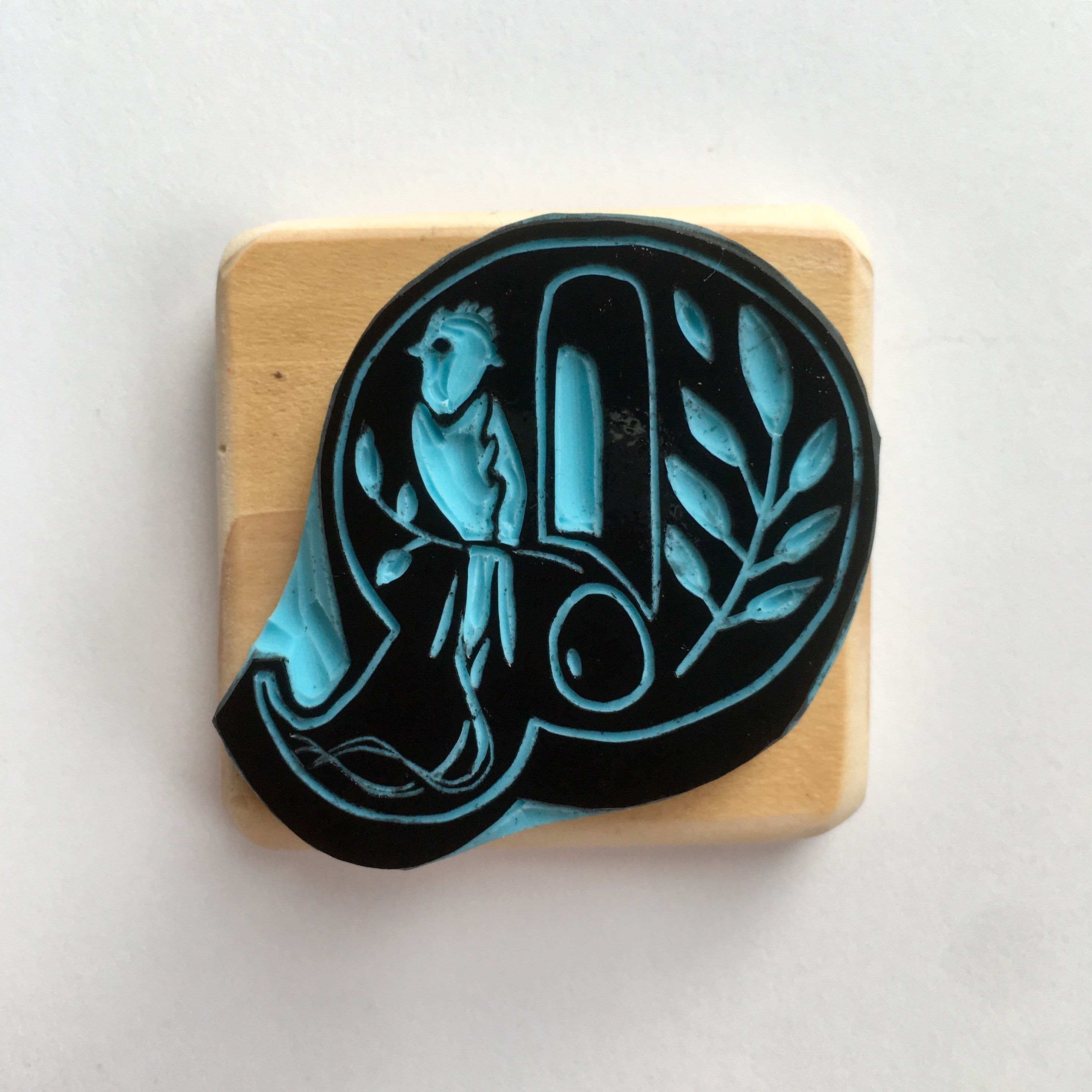 Q Letter Rubber Stamp q for Quetzal Lettering | Etsy