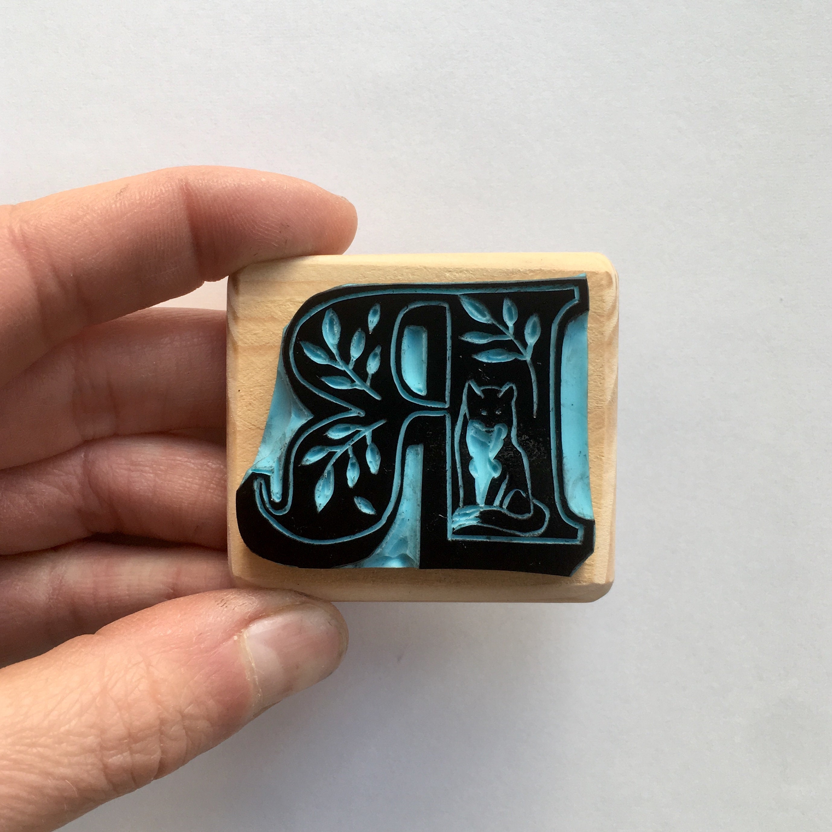 R Letter Rubber Stamp r for Renard Lettering | Etsy