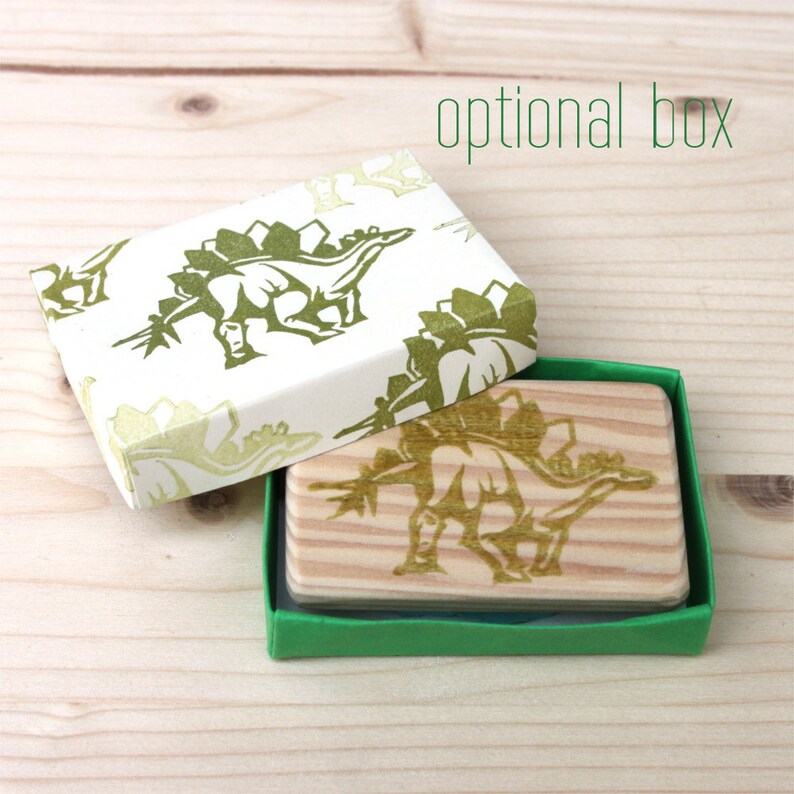 Dinosaur Rubber Stamp Stegosaurus Hand Carved Wood Mounted | Etsy