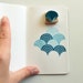 Japanese Wave Tiny Stamp, Hand Carved, Wood Mounted - Etsy