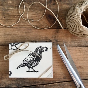 California Quail Stamp, Hand Carved, Wood Mounted - Etsy