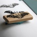 Bat Stamp Hand Carved Wood Mounted - Etsy