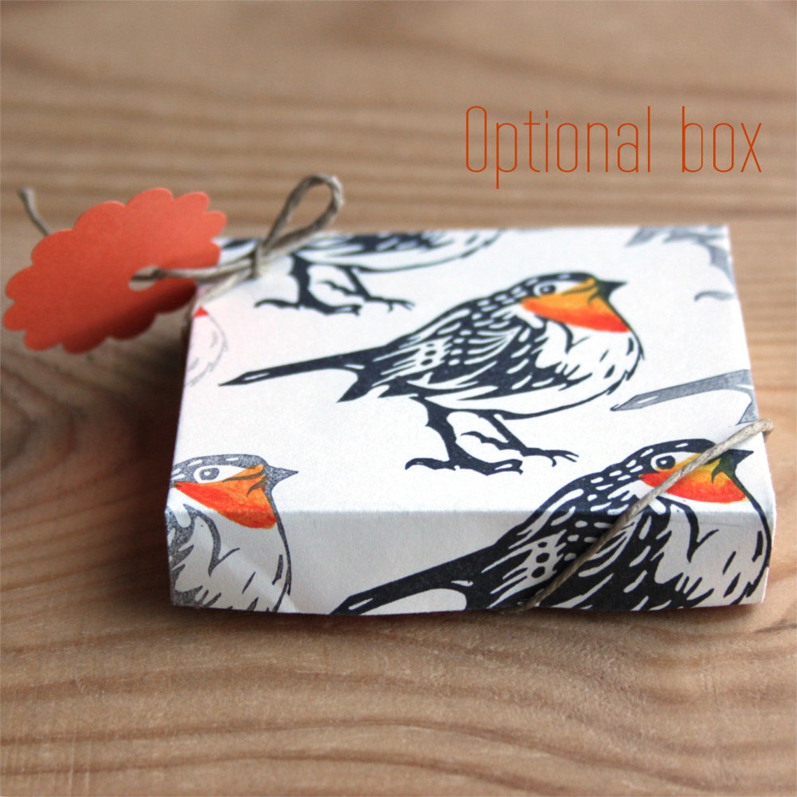 Robin Redbreast Stamp Hand Carved Wood Mounted Bird Stamp | Etsy