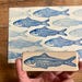 Big Sardine Stamp, Hand Carved, Wood Mounted - Etsy UK