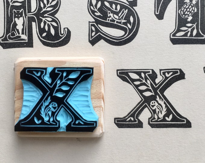 R Letter Rubber Stamp r for Renard Lettering | Etsy