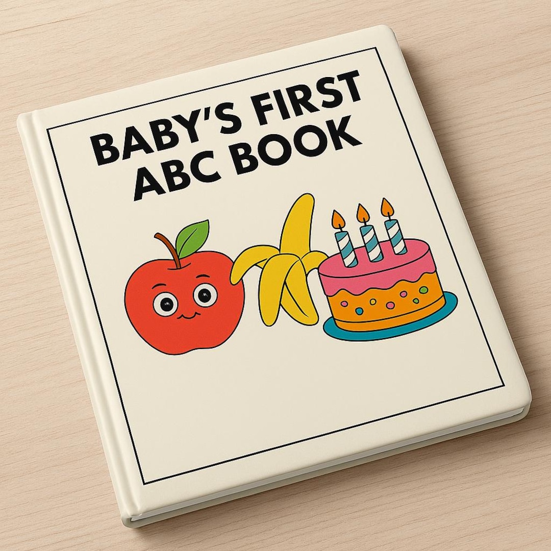 Baby's First ABC Book | Alphabet Book | Printable Alphabet | Baby ...