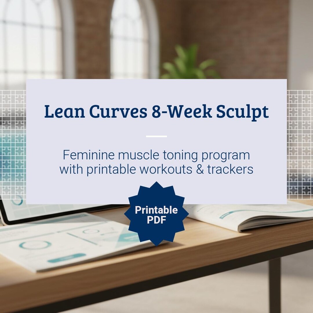 Lean Curves: 8-week Feminine Muscle Toning Guide - Printable PDF Sculpt ...